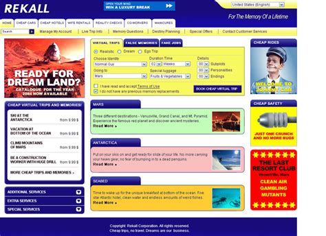 Modern Day Websites For Evil Movie Corporations — Geektyrant