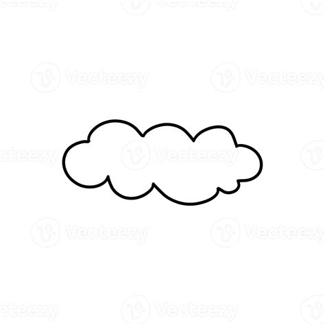 Cloud Drawing For Decor 27766544 Png