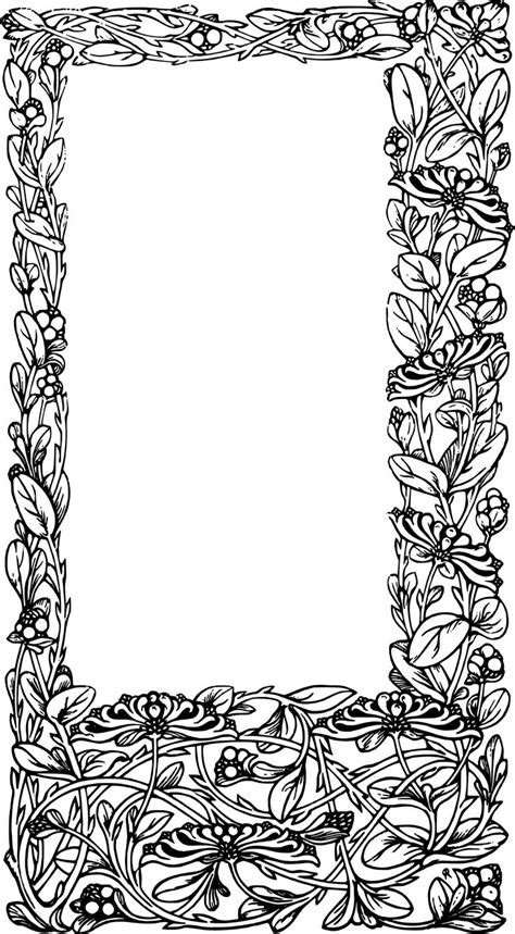 Adult Borders Coloring Pages
