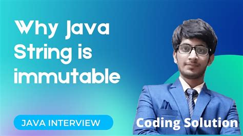 Why Java String Is Immutable Youtube