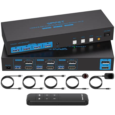 Amazon HDMI Displayport KVM Switch Monitors Computers USB