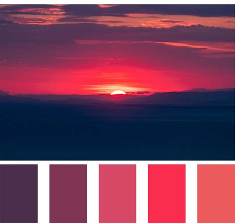 Understanding Colour With Images Color Palette Challenge Sunset