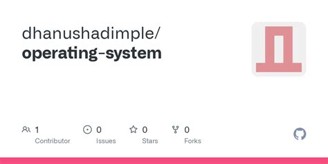 Github Dhanushadimple Operating System