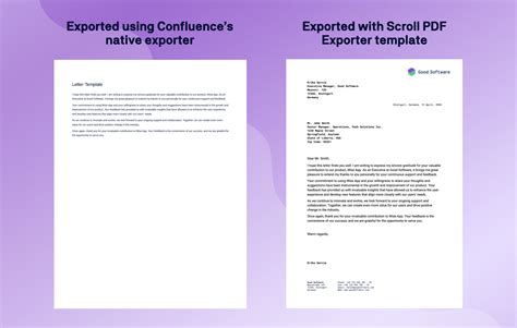 see the difference in your docs confluence s native vs scroll pdf exporter transform