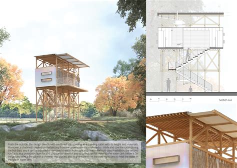 Architecture Project Translucent Polycarbonate And Timber Elevation