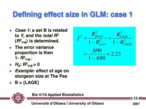 Ppt Lecture 12 Generalized Linear Models Glm Powerpoint