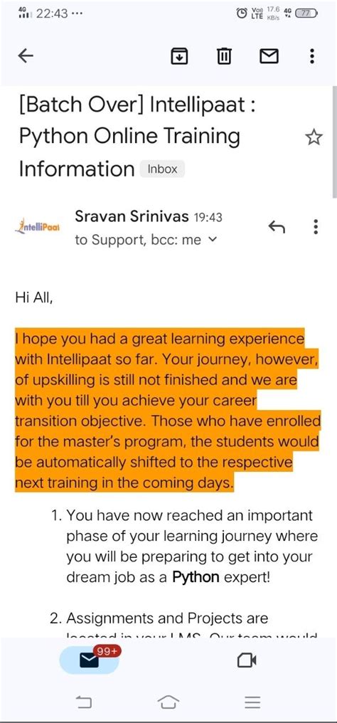 Shrushti Baviskar On Linkedin Python Intellipaat