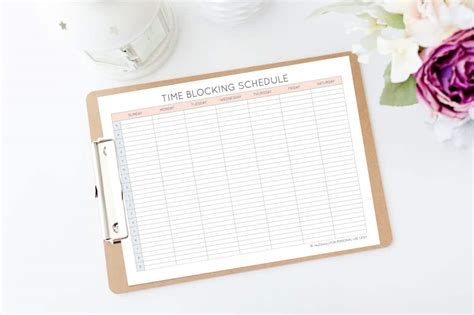 Time Blocking 101 Plus Free Printable Template Hey Donna