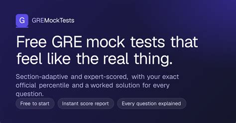 Free Full Length Gre Practice Mock 1 Gremocktests