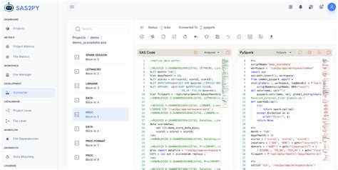 Convert SAS To Python Snowflake Databricks SAS PY