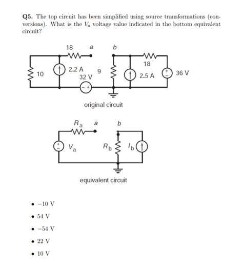 Solved Q4 Find The Clockwise Circulating Mesh Current In
