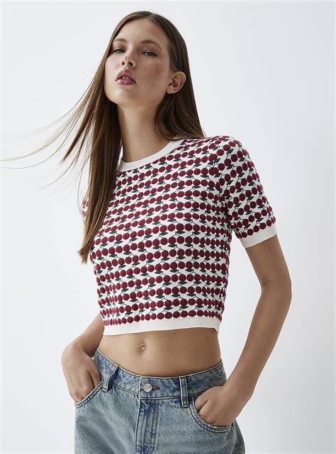 Textured Design Sweater Twik Stripes And Patterns Simons