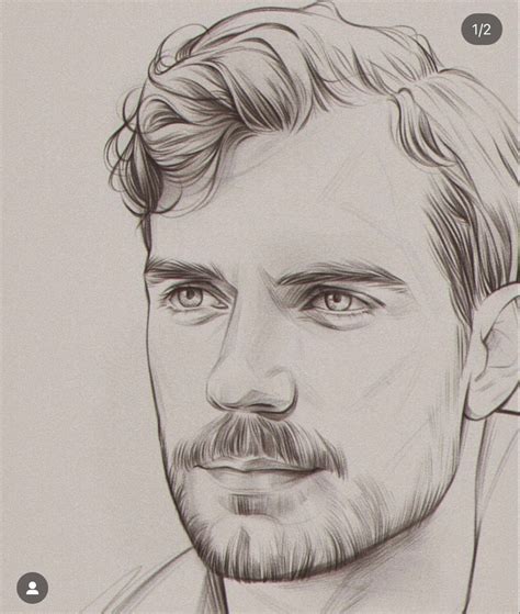 Пин от пользователя Alberto Degiovanangelo на доске Screenshots Рисунки лица Портрет Мужской