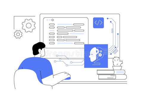 Ai Engineer Isolated Cartoon Vector Illustrations Stock Vector Illustration Of Professional