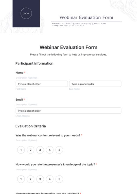 Free Interview Evaluation Form Template To Edit Online