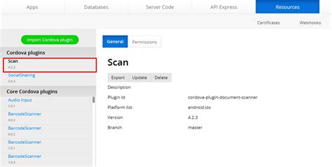 ionic 4 document scanner and file read plug ins app