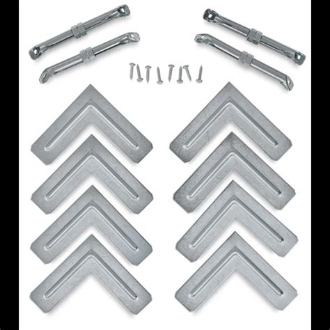 Blick By Best Assembly Kit 8 Aluminum Corners 4 Corner Keys And 8