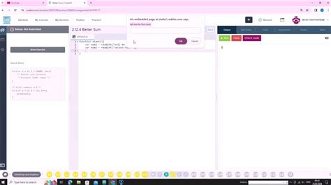 Javascript 2124 სავარჯიშო Better Sum პროგრამირება ლევანი მასწავლებელი Youtube