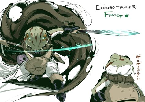 Frog Chrono Trigger Drawn By Tashiro Tetsuya Danbooru