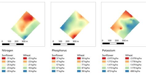 Spatialized Fertilization Plans For The Three Main Macronutrients For Download Scientific