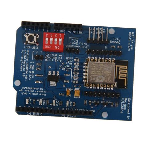 Esp8266 Esp 12e Uart Wi Fi Shield For Arduino Uno And Mega