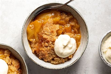 Peach Crumble Recipe Dirty Dishes Messy Kisses