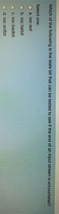 Solved Which Of The Following Must Be Included In Any