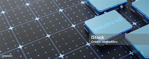 Industry 40 Concept Iot Robot Automation And Monitoring System Software Warehouse Automation