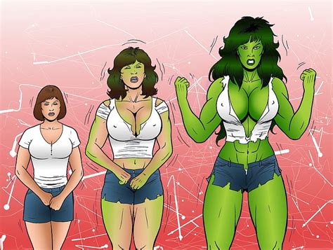 Transformation De She Hulk En 3d She Hulk Transformation With A