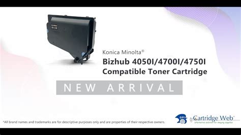 Unveiling The Compatible Toner Cartridge For Konica Bizhub 4050i 4700i 4750i By Cartridge Web
