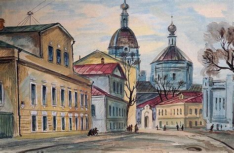 Москва ушедшая в акварелях В. Винокура: uborshizzza — LiveJournal