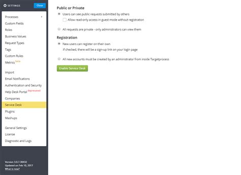 Service Desk Overview Targetprocess Enterprise Agility Solution
