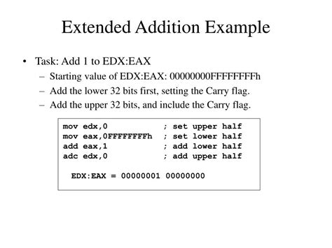 Ppt Lecture 19 Additional Integer Arithmetic Powerpoint Presentation Id3411858