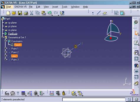 fix constraint in part design