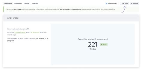 Setting A Filter For A Chart Screenful Setting A Filter For A Chart Screenful