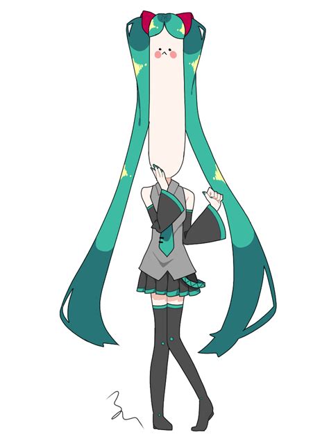 Cursed Long Headed Miku Thing R Vocaloid