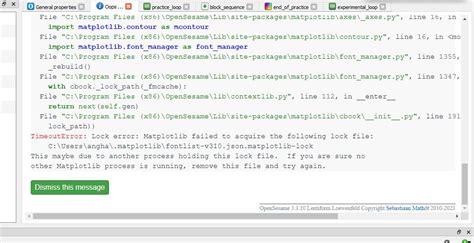 Matplotlib Error When Trying To Add Sequence Into Experiment — Forum