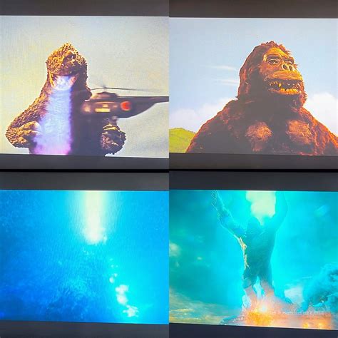 Godzilla Shoots Atomic Breath At King Kong By Ian2024 On Deviantart
