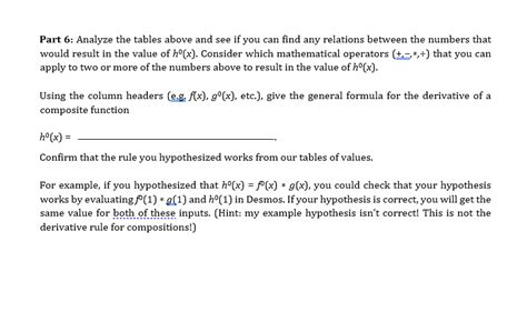 Part Analyze The Tables Above And See If You Can Chegg