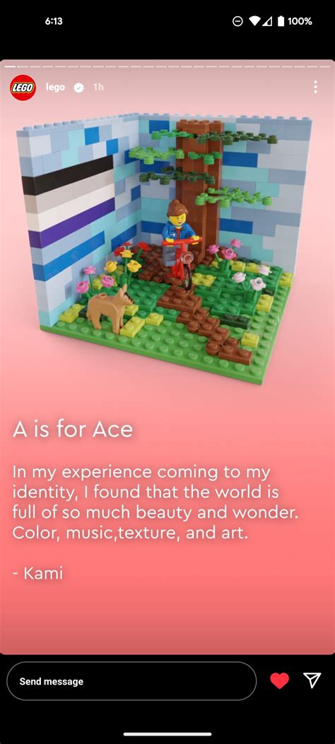 Lego Included Asexuality In Their Instagram Story About LGBTQIA Centered Builds Today And To Say