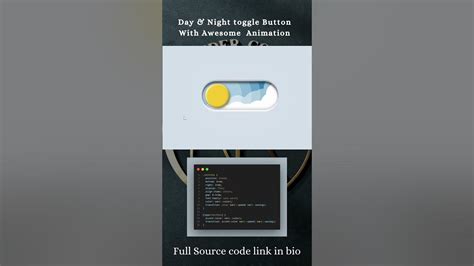 Day Night Toggle Button Thundercoding Youtube