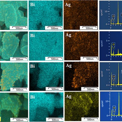 Edx Spectra For Elemental Mapping And Elemental Composition Profiles Of