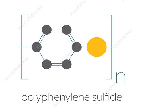 Polyphenylene Sulfide Polymer Chemical Structure Stock Image F027 9235 Science Photo Library