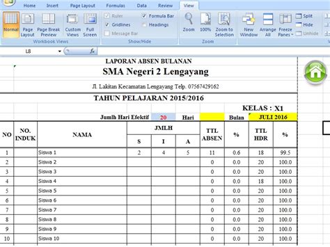 Aplikasi Data Penduduk Dengan Excel Baptogether
