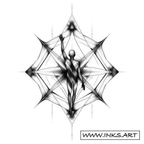 Tattoo Design Aspiration In Symmetry Style Geometric