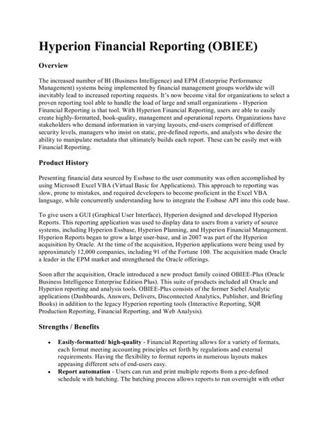Hyperion Financial Reporting Pdf