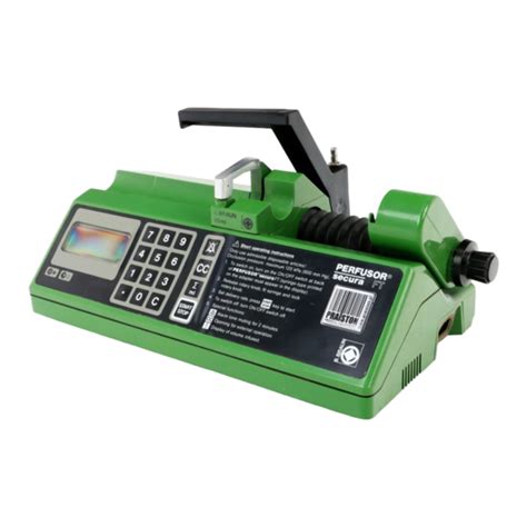 B BRAUN PERFUSOR SECURA FT SERVICE MANUAL Pdf Download ManualsLib