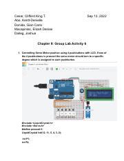 Chapter 9 Group Lab Activity 6 Pdf Cesar Clifford King T Abo Kentt Denielle Donida Gian