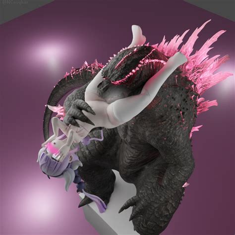 Rule 34 3d Ahe Gao Blender Blush Eating Pussy Evolved Godzilla