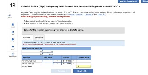exercise 14 18a algo computing bond interest and